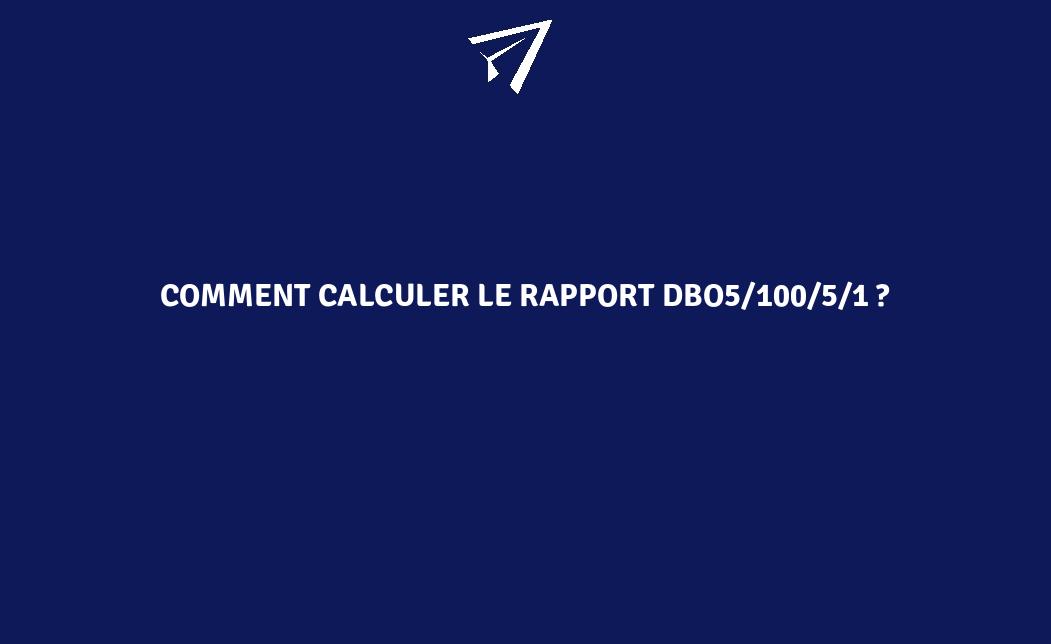 Comment calculer le rapport DBO5/100/5/1 ? - FranceEnvironnement