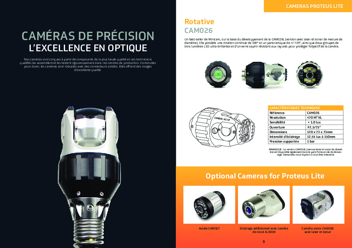 Brochure - Minicam - proteus-lite-2023-fr - Sewerdev - FranceEnvironnement