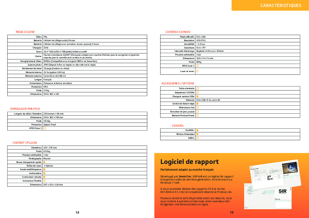 Brochure - Minicam - proteus-lite-2023-fr - Sewerdev - FranceEnvironnement