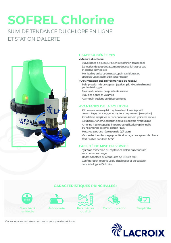 Brochure - Dc61-datasheet sofrel chlorine-fr-11-2022 - Lacroix sofrel ...