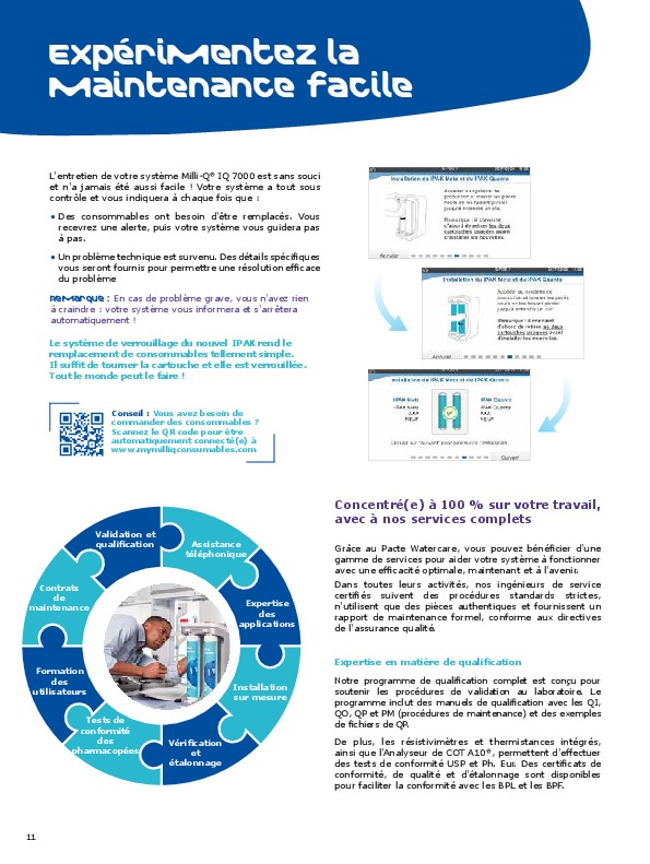 PDF - Brochure milli-q iq 7000 - Merck millipore - FranceEnvironnement