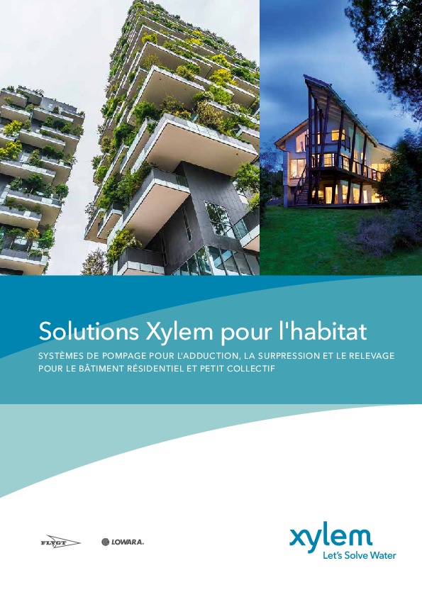 PDF - Brochure : solutions xylem pour l'habitat.pdf - Xylem water solutions france ...