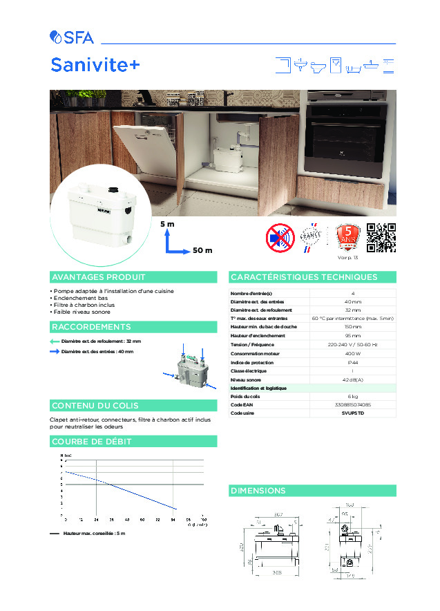 Brochure - Sanivite-plus-product-sheet-2023-fr - Sfa® - FranceEnvironnement