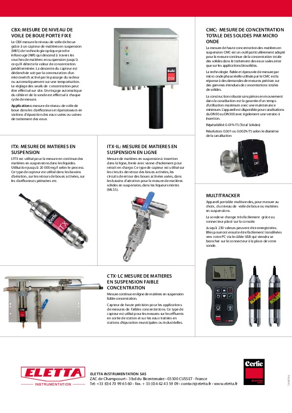 Brochure - Fl_gamme cerlic_fr - Cuenot regulation - FranceEnvironnement