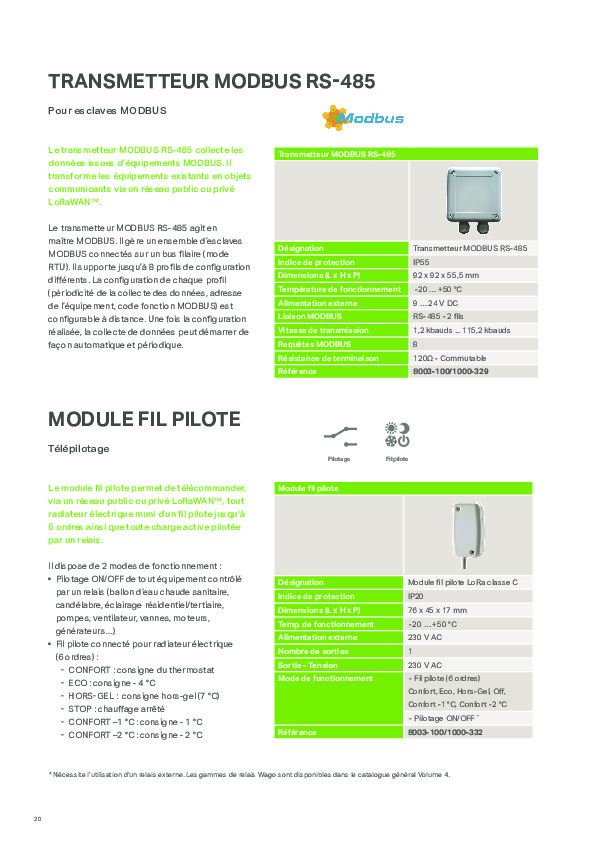Brochure - Wago - solutions iot lorawan - Wago france - FranceEnvironnement