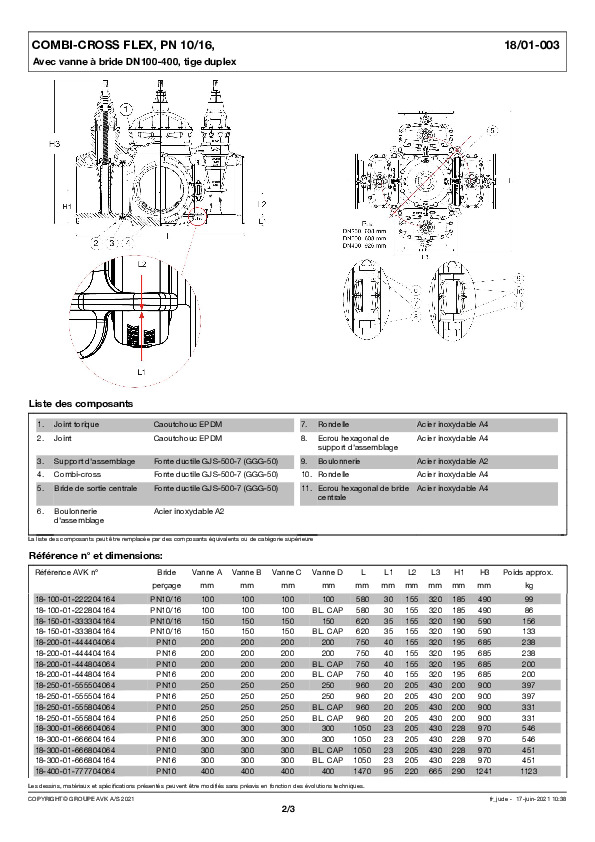 Brochure - Ft_combi-cross flex_18-01-003_avk010_fr - Avk france s.a.s ...