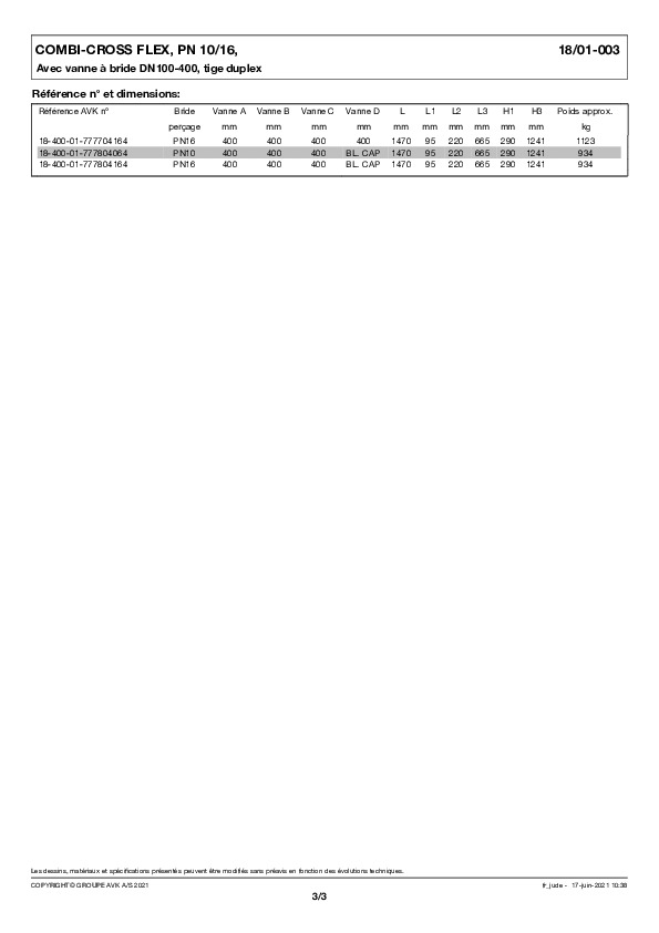 Brochure - Ft_combi-cross flex_18-01-003_avk010_fr - Avk france s.a.s ...