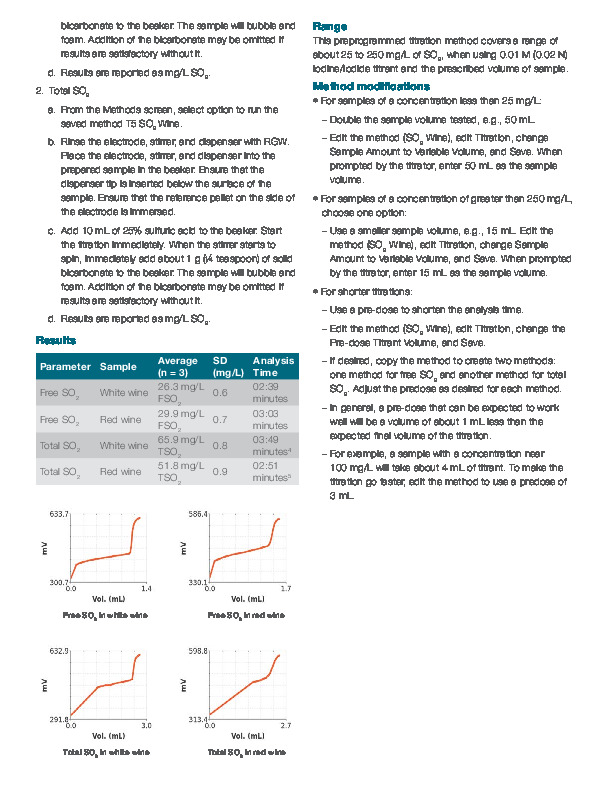 Brochure - App note t005 - t920 redox - t5 so2 in wine revb - Thermo ...
