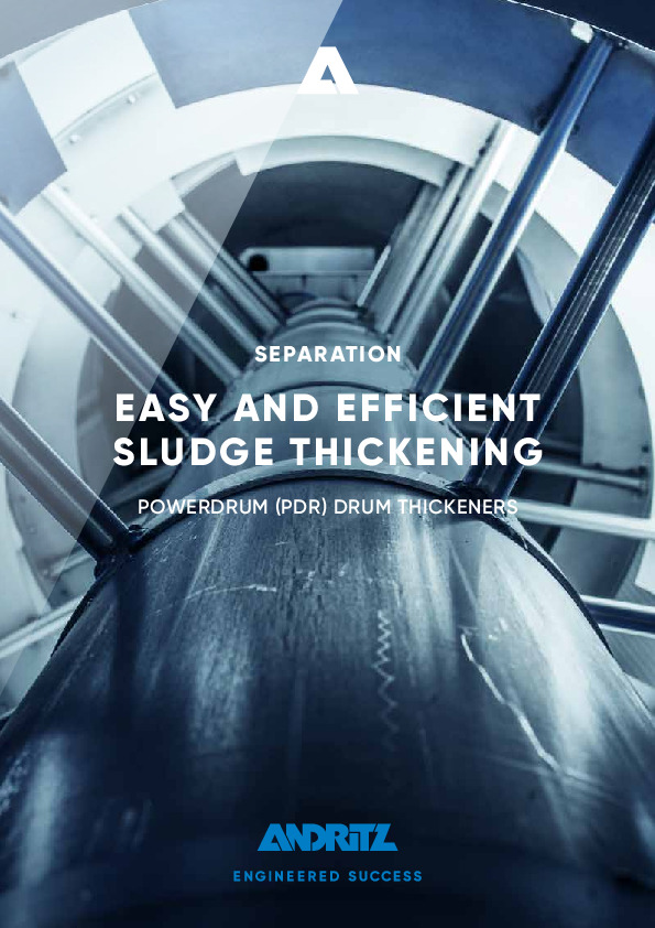 Brochure - Andritz drum thickener powerdrum english - Andritz sas ...