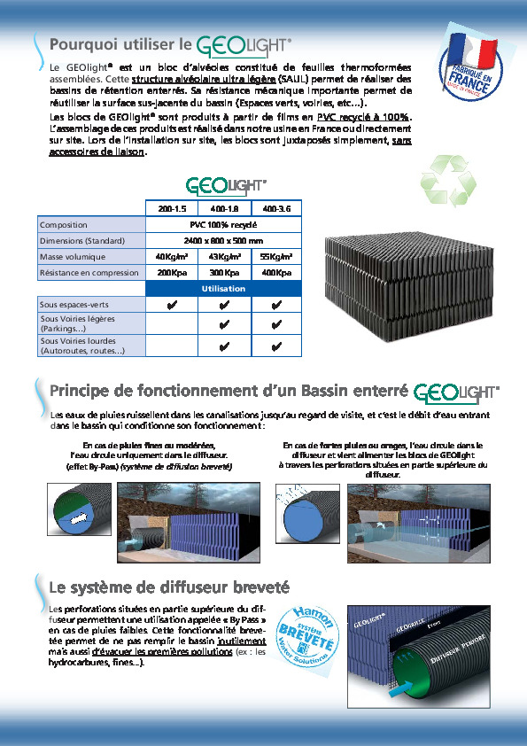 Brochure - Jch - geolight- stockage d'eaux pluviales - John cockerill ...