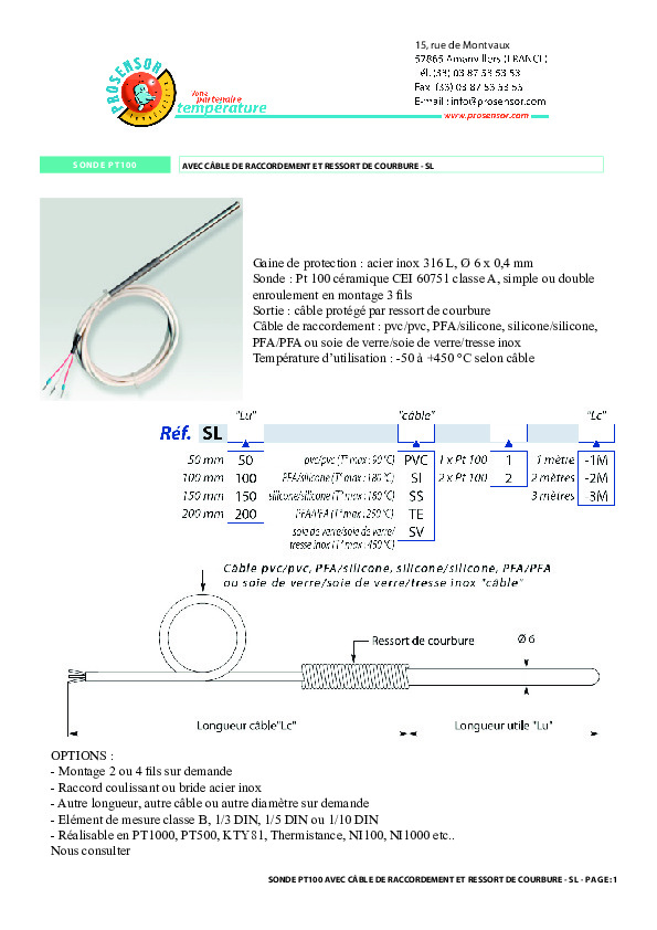 Brochure - Sl - Prosensor® - FranceEnvironnement