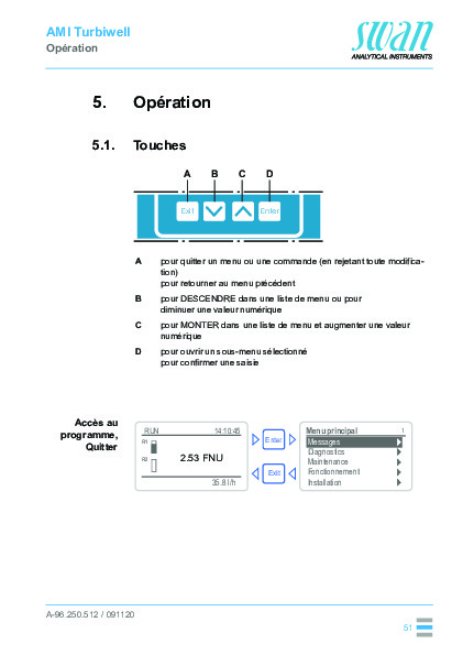 Brochure - Manuel d'utilisation ami_turbiwell - Swan instruments d ...
