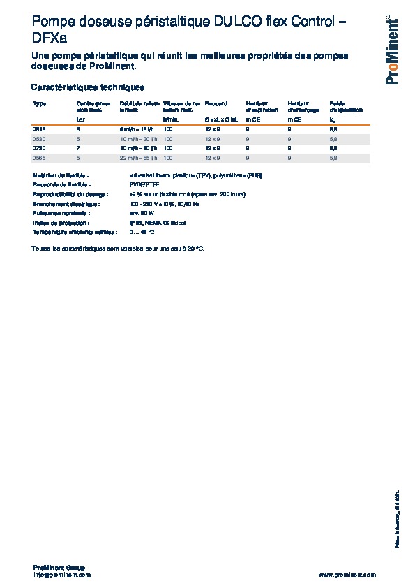 PDF - Pompe doseuse péristaltique flyer-dulcoflex-control dfxa_f ...