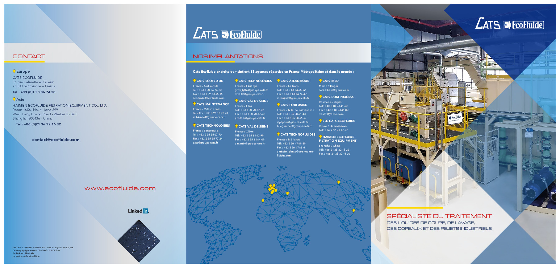 Brochure - Plaquette générale - Ecofluide - FranceEnvironnement