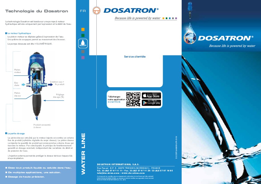 Brochure - Docdepgammewlfr-02-16.pdf - Dosatron - FranceEnvironnement