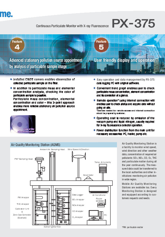 Brochure - Px-375 (en) - horiba - Horiba france sas - FranceEnvironnement