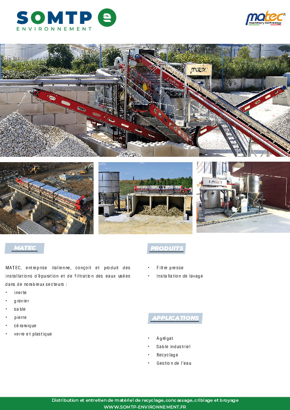 Brochure - Somtp environnement - matec - Somtp environnement ...