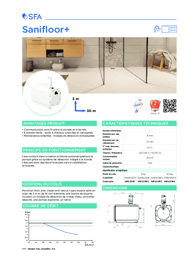 Brochure - Sanifloor-plus-1-2-3-4-product-sheet-2023-fr - Sfa ...