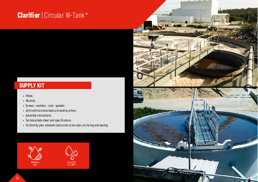 Brochure - Clarifiers-toro equipment - Toro equipment - FranceEnvironnement