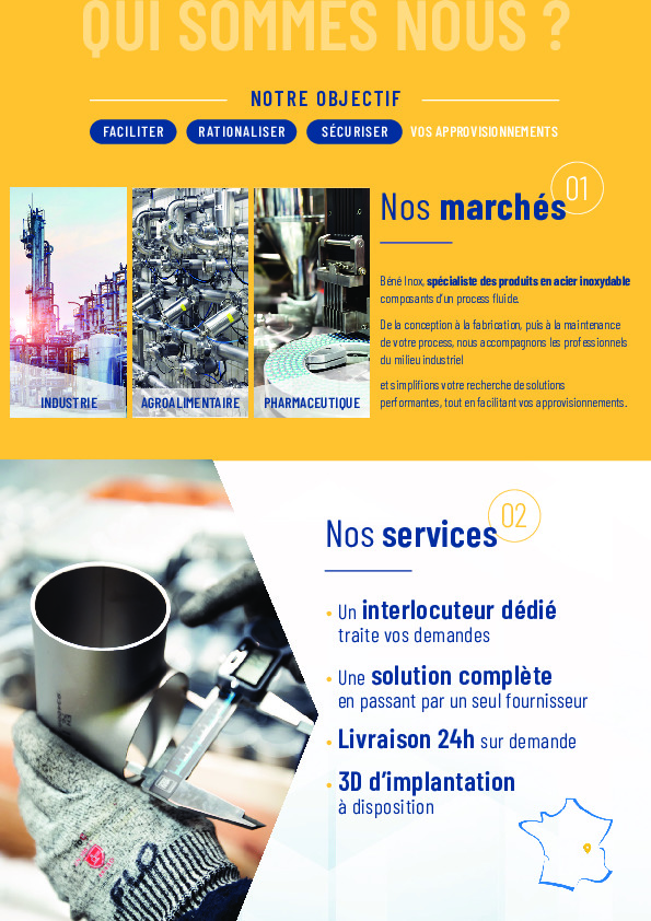 Brochure - Plaquette d'information sur les services et produits de bene ...