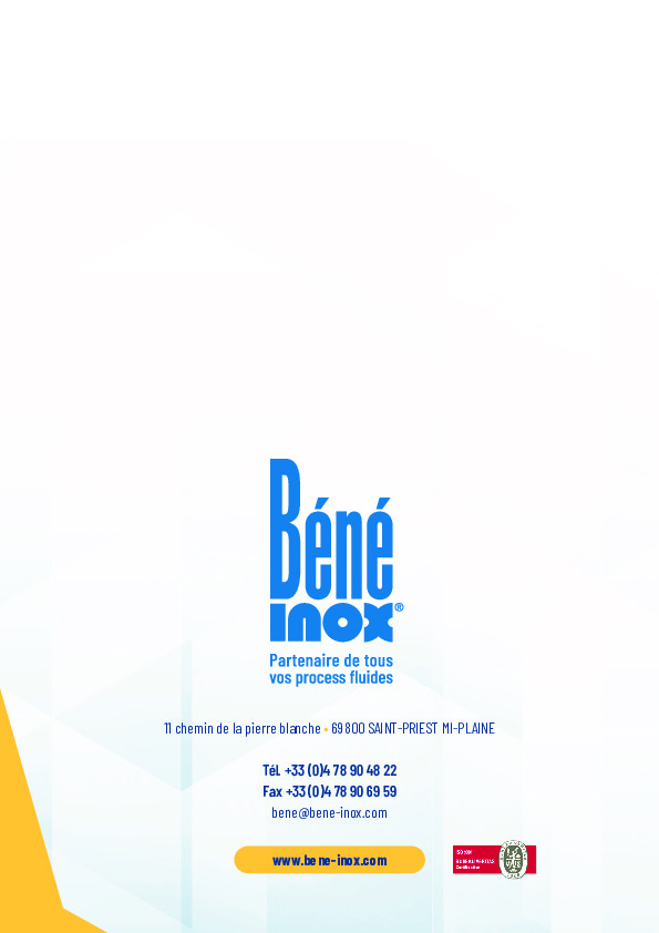 Brochure - Plaquette d'information sur les services et produits de bene ...