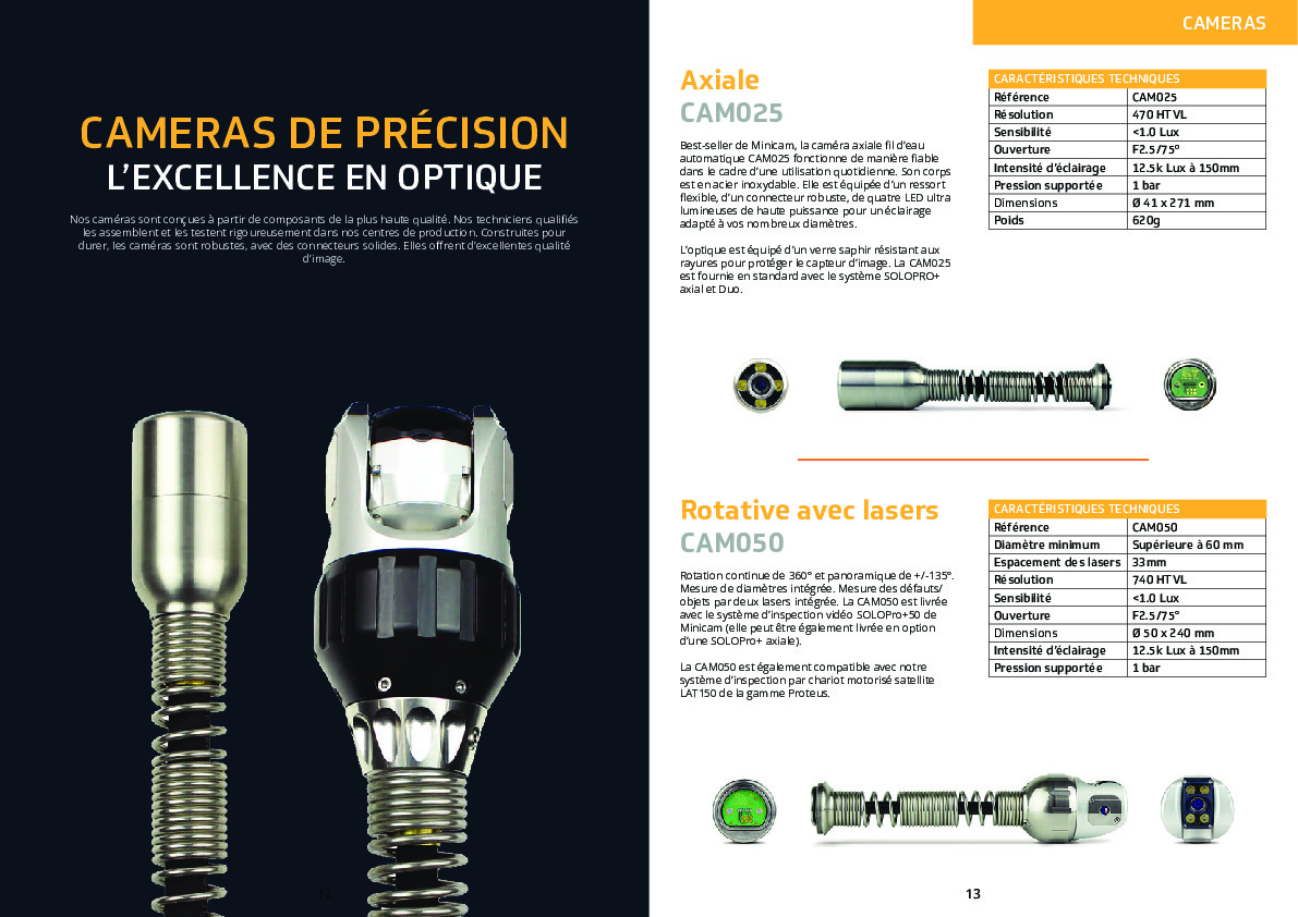 Brochure - Minicam - solopro plus caméra jonc poussé - Sewerdev ...