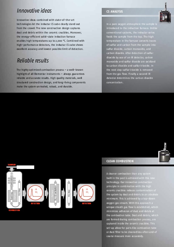 Brochure - Flyer_inductar cs cube - Elementar® - FranceEnvironnement
