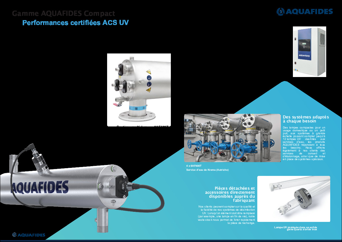 Brochure - Aquafides_ii compact_fr 2023 - Katadyn aquafides uv france - FranceEnvironnement