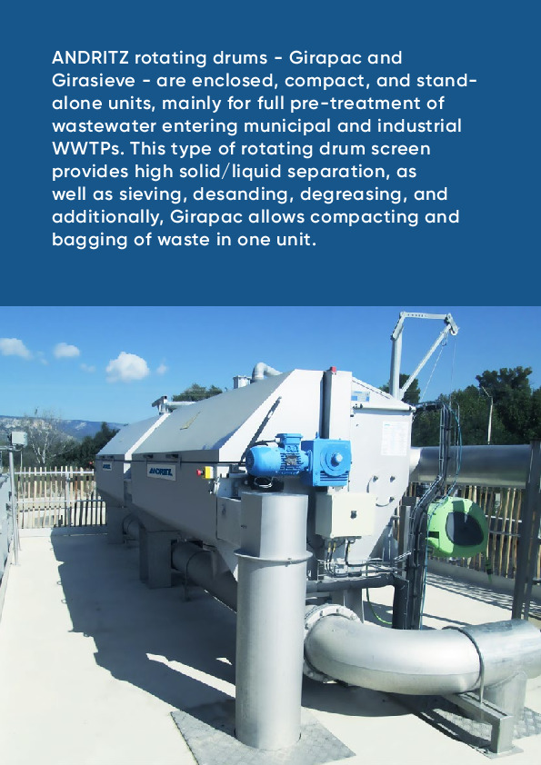 Brochure - Rotating drum screen andritz girapac-girasieve english ...