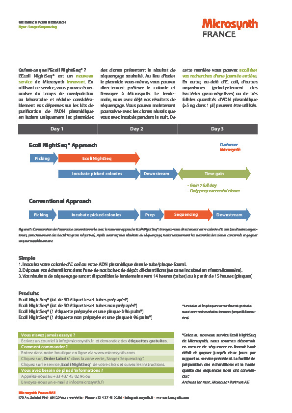 Brochure - Flyer_ecolinightseq_fr - Microsynth france sas - FranceEnvironnement