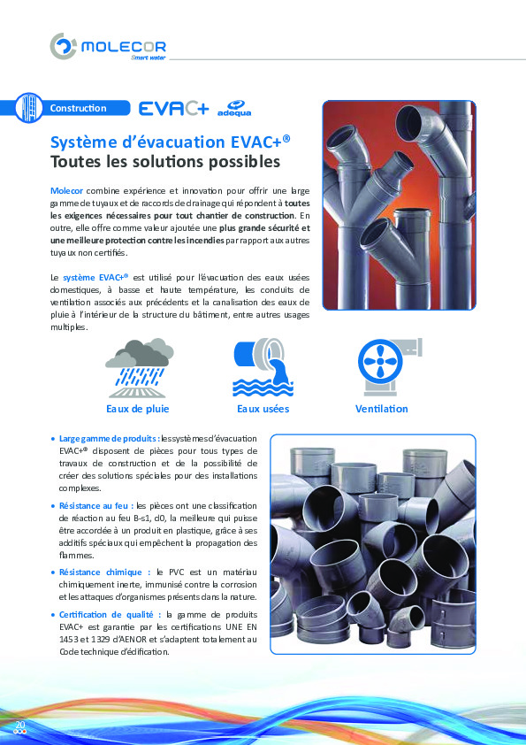 Brochure - Molecor présentation - Molecor - FranceEnvironnement