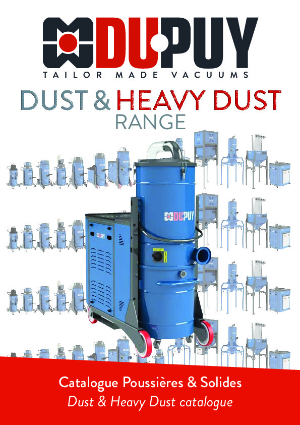 Brochure - Dust_heavy_dust_fr - Dupuy vacuums - FranceEnvironnement
