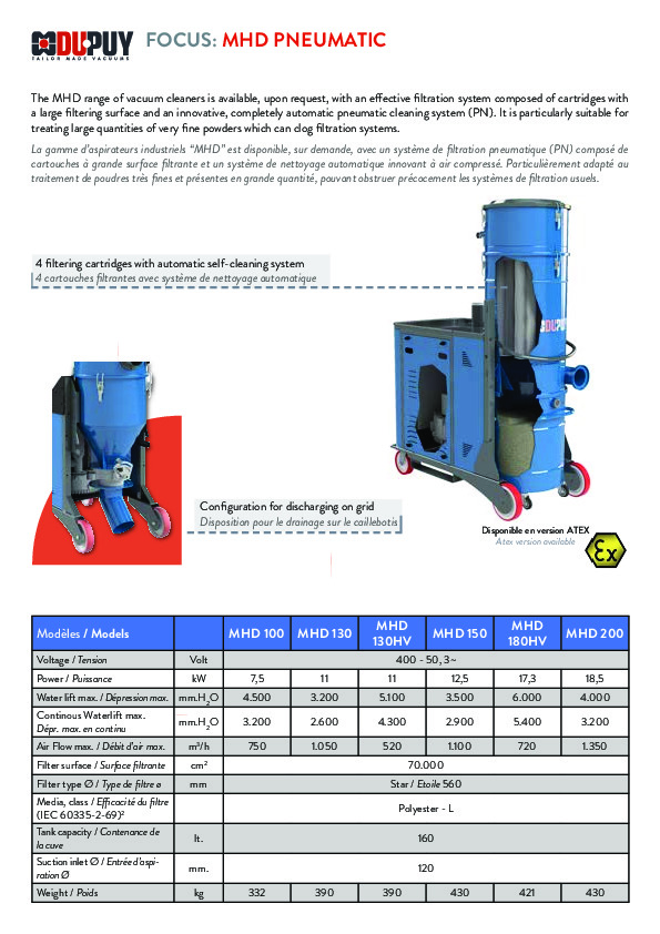 Brochure - Dust_heavy_dust_fr - Dupuy vacuums - FranceEnvironnement