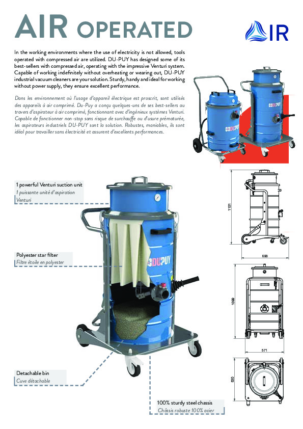 Brochure - Dust_heavy_dust_fr - Dupuy vacuums - FranceEnvironnement