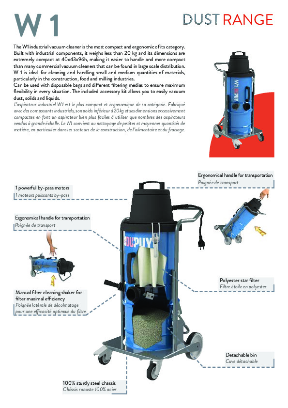 Brochure - Dust_heavy_dust_fr - Dupuy vacuums - FranceEnvironnement