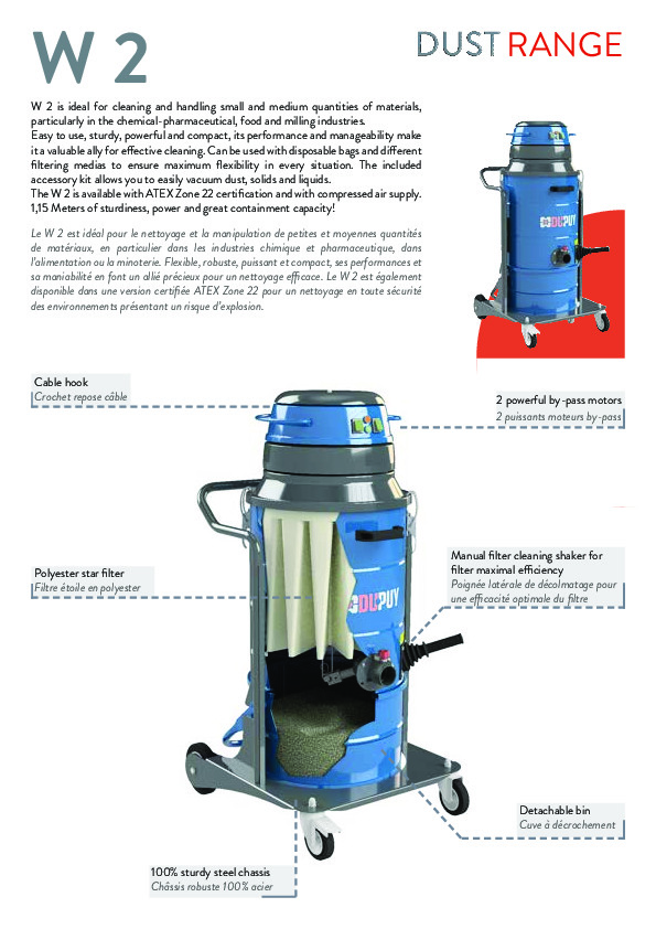 Brochure - Dust_heavy_dust_fr - Dupuy vacuums - FranceEnvironnement