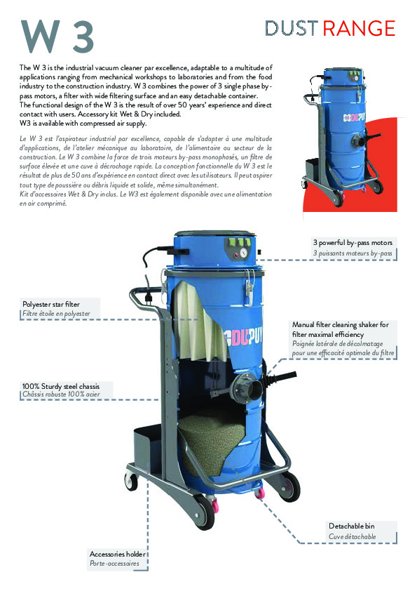 Brochure - Dust_heavy_dust_fr - Dupuy vacuums - FranceEnvironnement