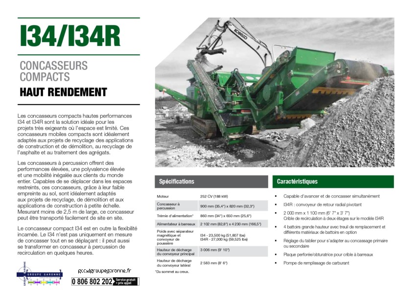 Brochure - Caractéristiques techniques concasseur à percussion ...