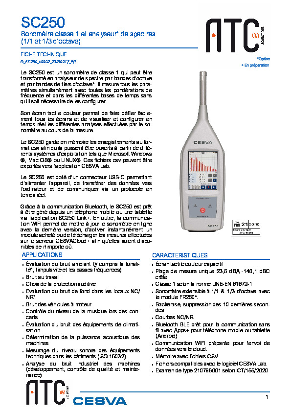 Brochure - Doc sc250 - atc2021 - Atc - FranceEnvironnement