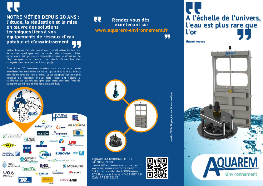 Brochure - Plaquette aquarem environnement-compressé - Aquarem ...