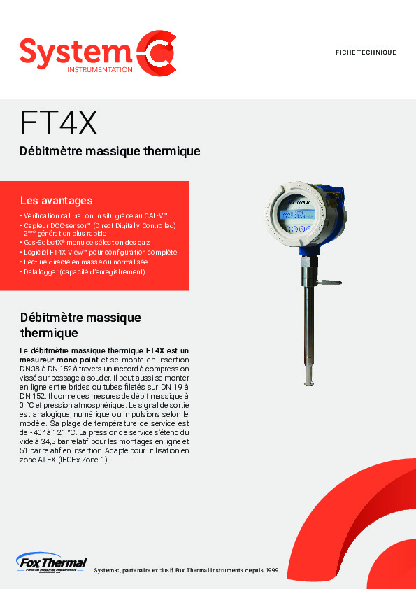 Brochure - Fox_ft4x_ft_ns1878_fr - System-c instrumentation ...