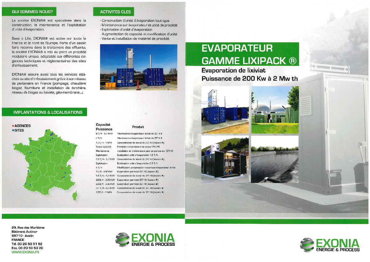 Brochure - Lixipack general1 - Exonia - FranceEnvironnement