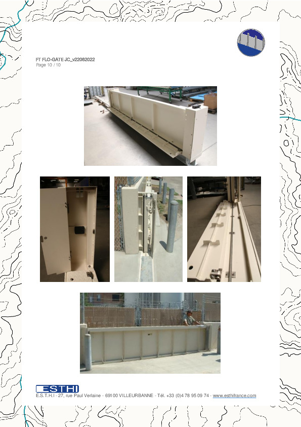 Brochure - Fiche technique portail jpc - Esthi - FranceEnvironnement