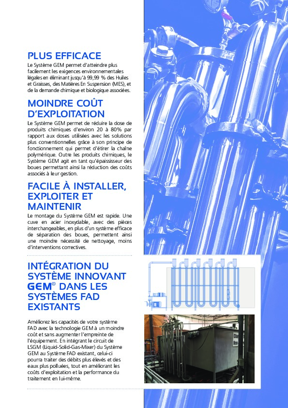 Brochure - Cwt_système gem - Clean water technology - FranceEnvironnement