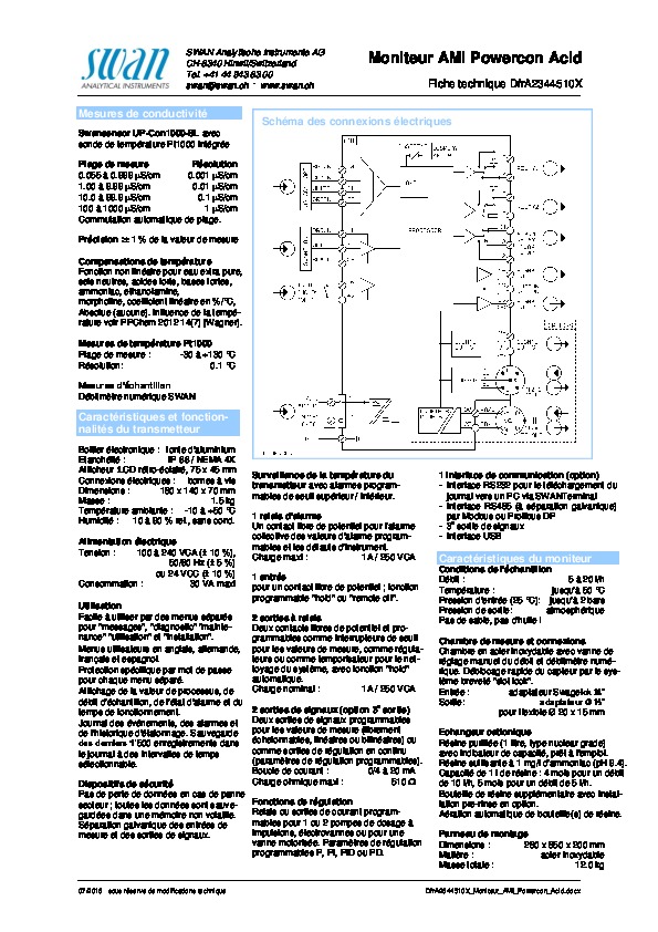 PDF - Fiche technique_moniteur_ami_powercon_acid - Swan ...