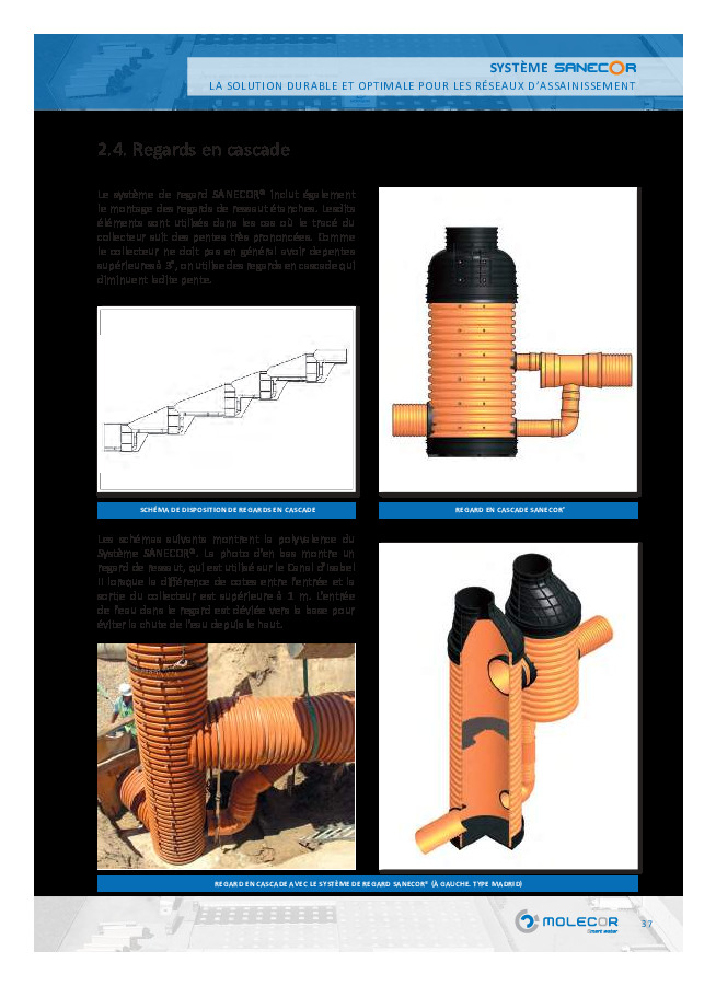Brochure - SystÈme d'assainissement en pvc annelÉ sanecor® - Molecor ...