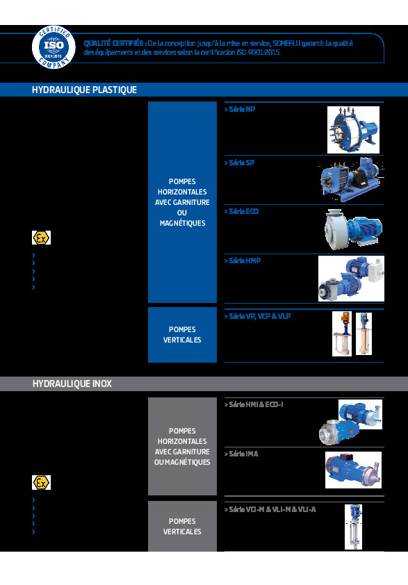 Brochure - Catalogue général someflu - Someflu - FranceEnvironnement