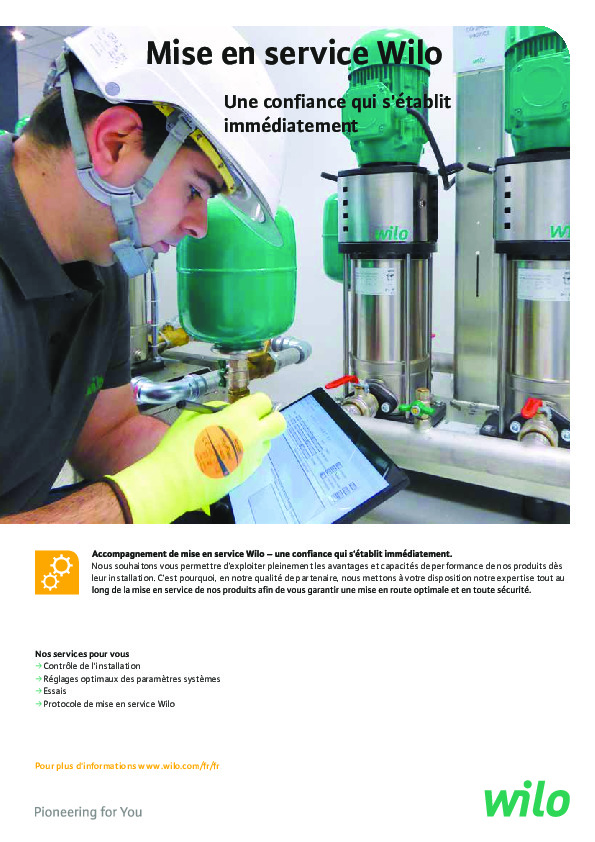Brochure - Guide formations 2023 - Wilo france - FranceEnvironnement