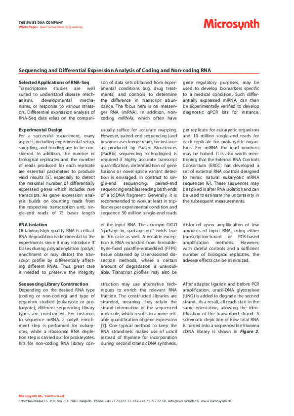 PDF - Whitepaper_rnaseq - Microsynth france sas - FranceEnvironnement