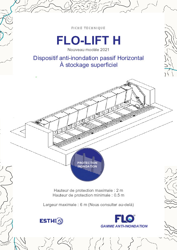 Brochure - Fiche technique flo lift-h - Esthi - FranceEnvironnement